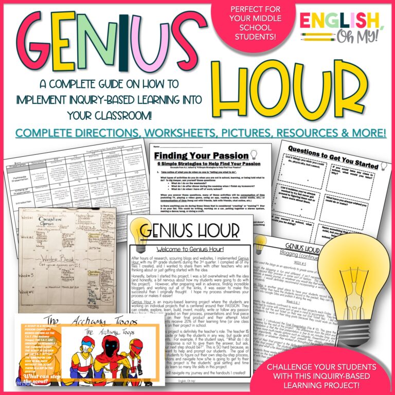 Genius Hour, 20% Time, Inquiry Based Learning, Project Based Learning ...