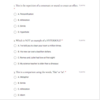 Figurative Language Pre and Post Assessments - English, Oh My!