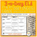 3-a-Day ELA {SET 5}-English Language Arts Review - English, Oh My!