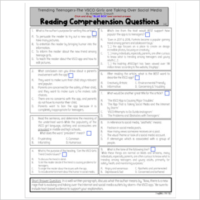 Digital VSCO Article & Reading Comprehension Activity - English, Oh My!