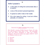 Author's Purpose Task Cards - English, Oh My!