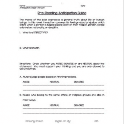 The Cay Novel Study & Assessment - English, Oh My!