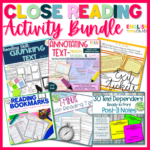 Close Reading Activities Bundle - English, Oh My!