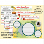 Essay Writing Menus Bundle - English, Oh My!