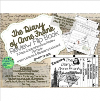 The Diary of Anne Frank Flip Book - English, Oh My!