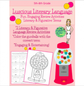 Reviewing Literary & Figurative Terms-Engaging Activity - English, Oh My!