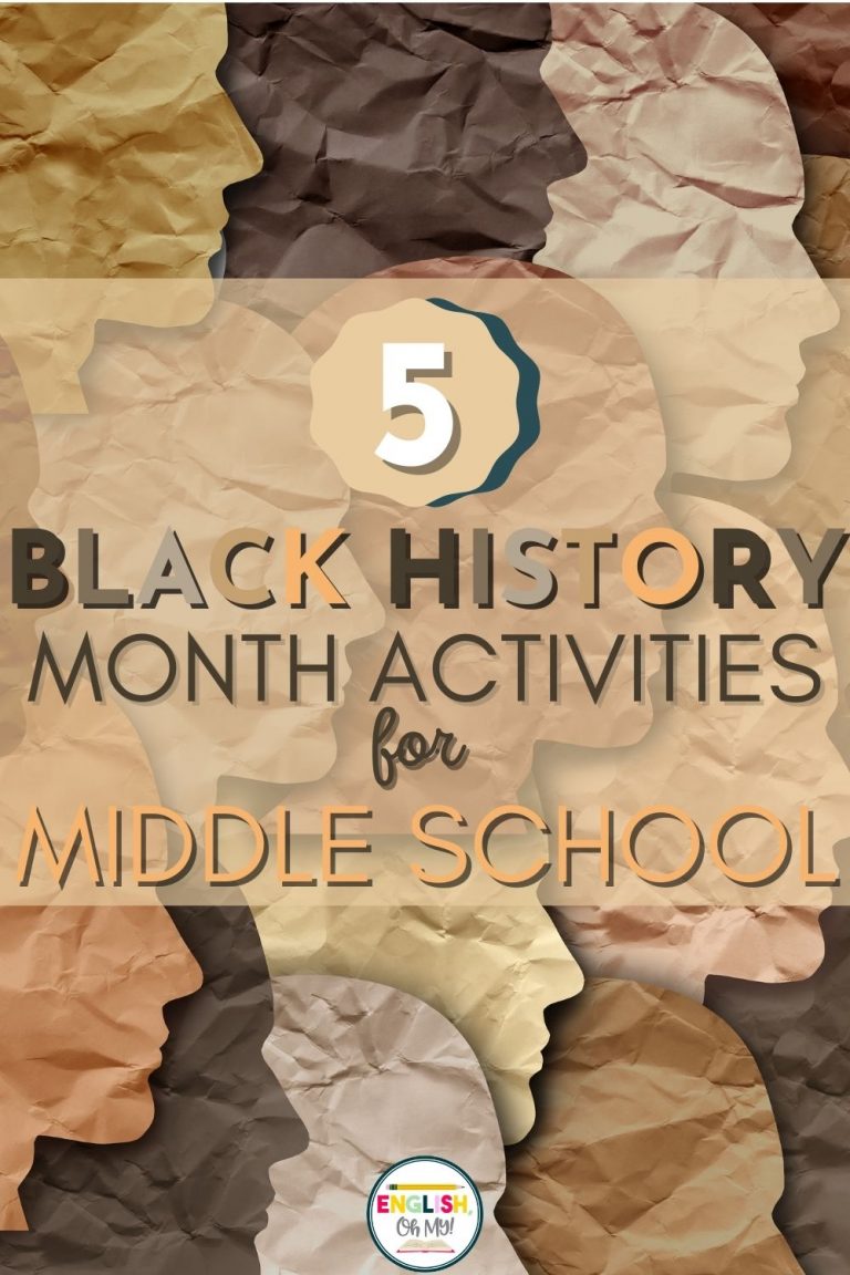 5 Black History Month Activities For Middle School English Oh My 5 Black History Month Activities For Middle School English Oh My