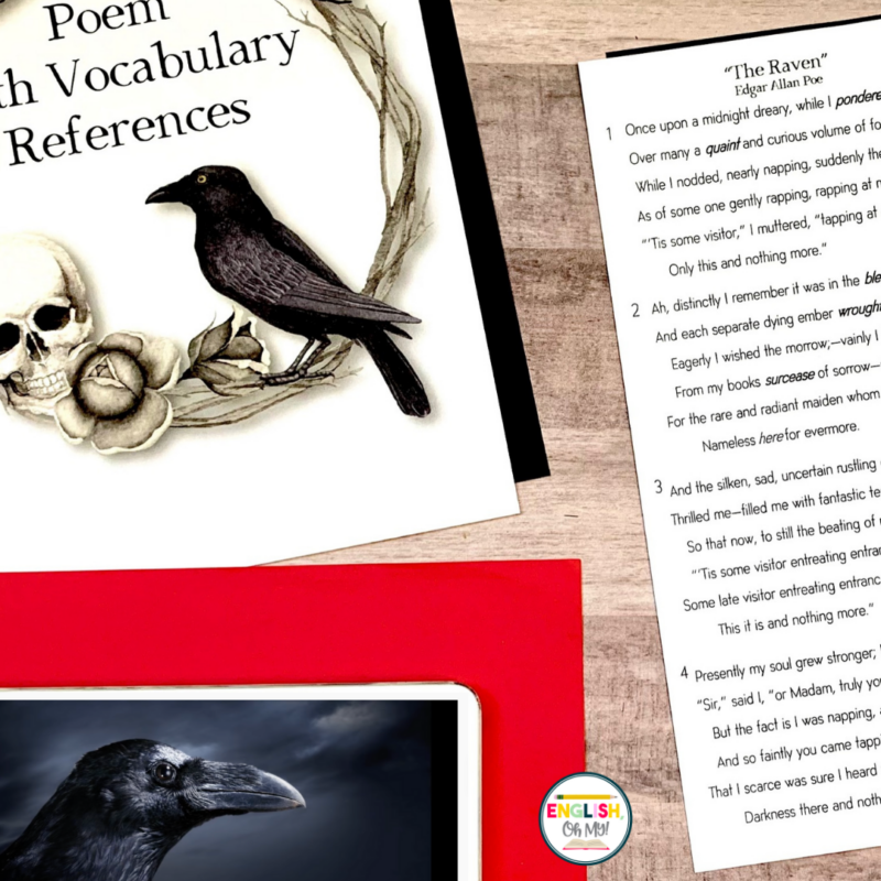 Halloween ELA Classroom Ideas - English, Oh My!