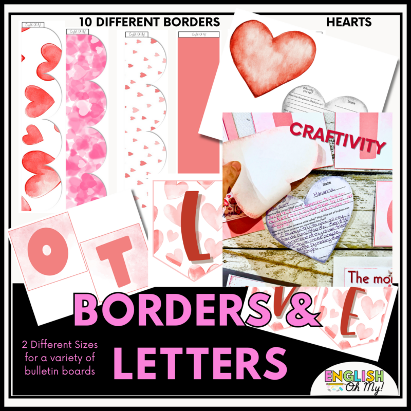 Valentine's Day Kindness Bulletin Board - English, Oh My!